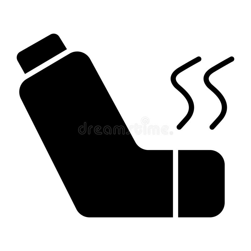Beautiful Vector of Inhaler, Medical Equipment Icon Stock Vector ...