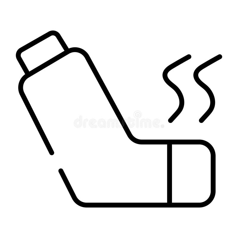 Beautiful Vector of Inhaler, Medical Equipment Icon Stock Vector ...