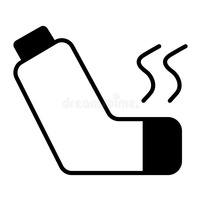 Beautiful Vector of Inhaler, Medical Equipment Icon Stock Vector ...