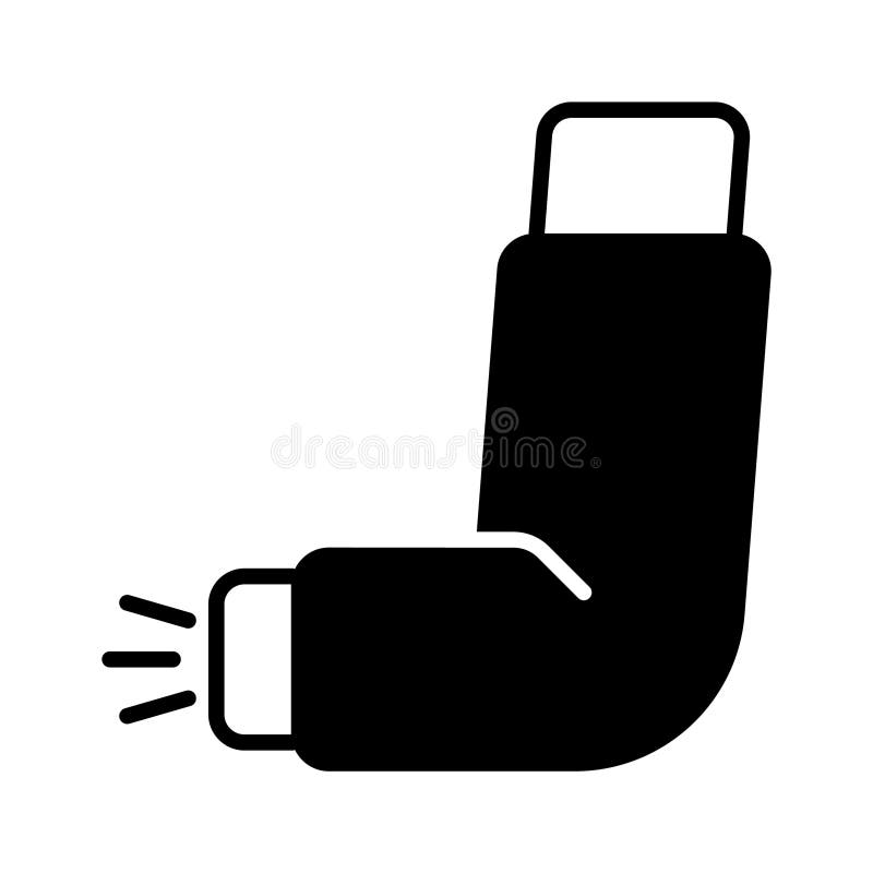 Beautiful Vector of Inhaler, Medical Equipment Icon Stock Vector ...