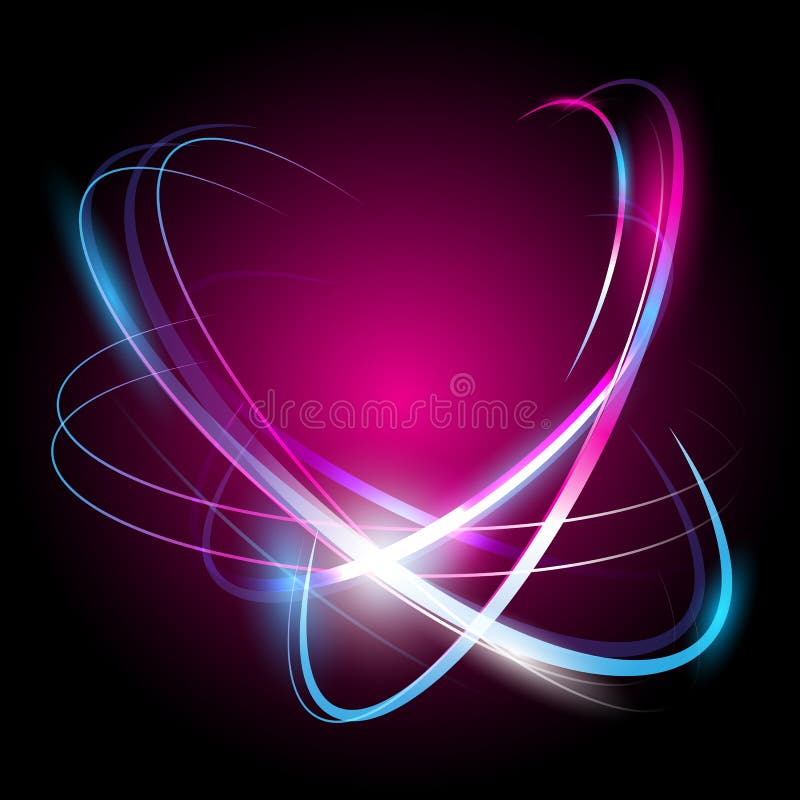Beautiful Vector Light Effect. Colored Lights with Flash. Stock Vector ...