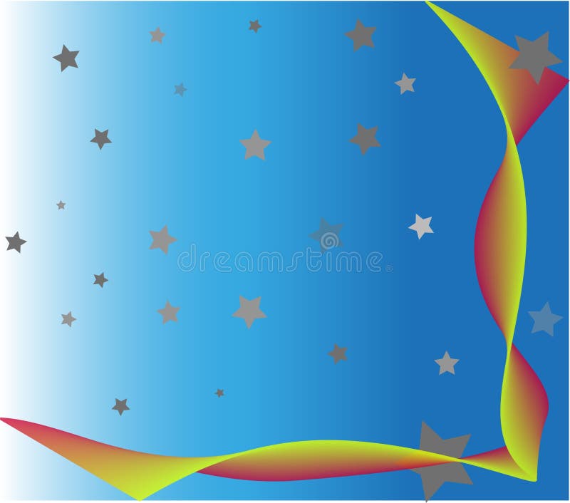 Beautiful Vector Night Star Theme Stock Vector - Illustration of design ...