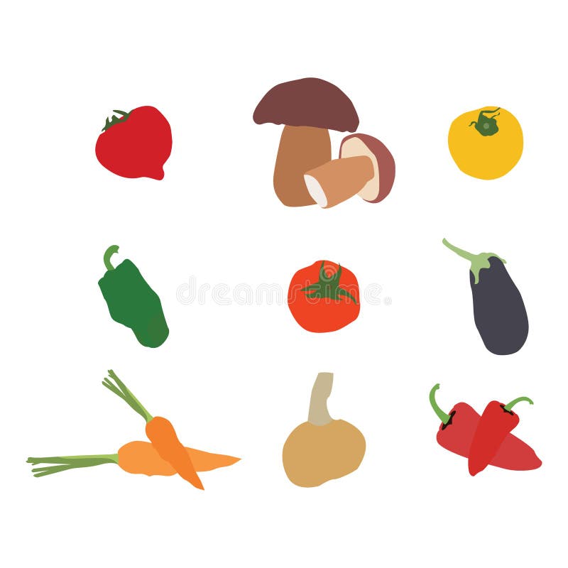 Beautiful Vegetable Vector Avatar Art Stock Illustrations – 12 ...