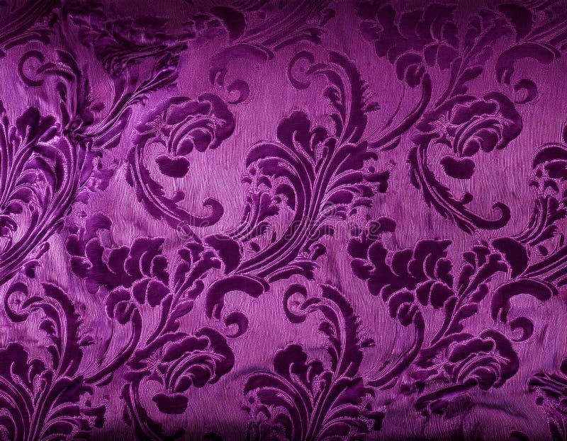 Beautiful Velvet Damask Pattern Closeup Image Stock Image - Image of ...