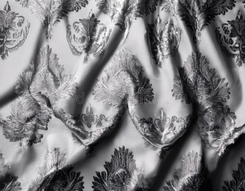Beautiful Velvet Damask Pattern Closeup Image Stock Photo - Image of ...