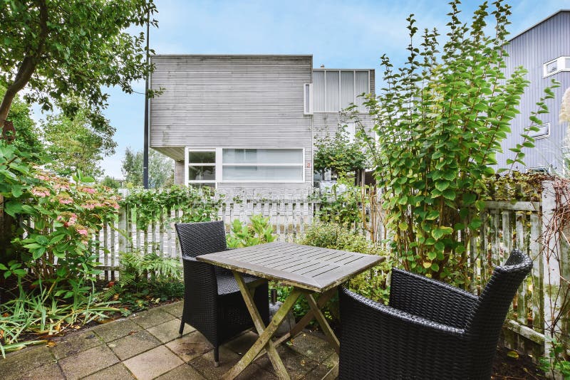 Beautiful veranda design stock image. Image of elegance - 234237885