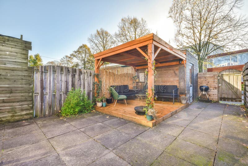 Beautiful veranda design stock photo. Image of comfortable - 238380122