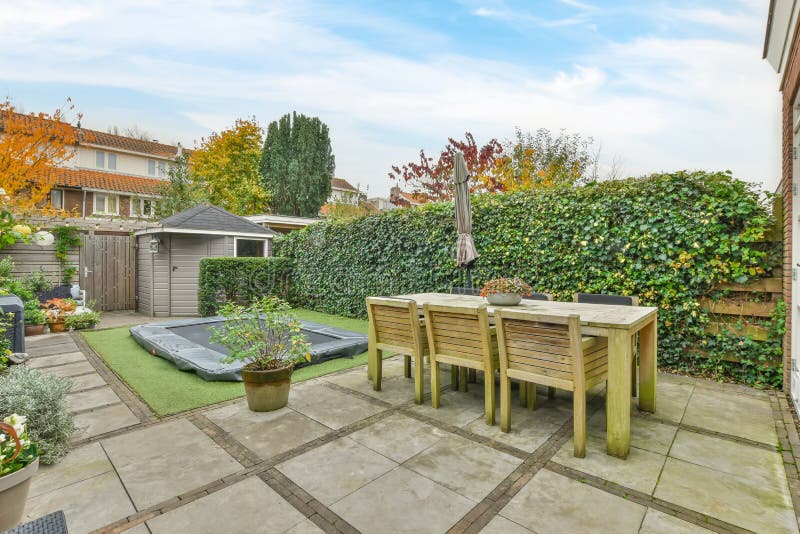 Beautiful veranda design stock photo. Image of decorative - 238746776