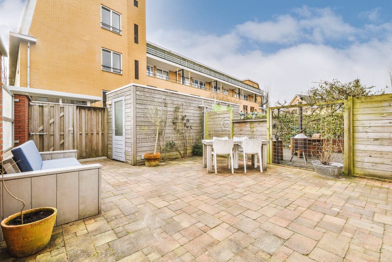 Beautiful veranda design stock image. Image of style - 247973849