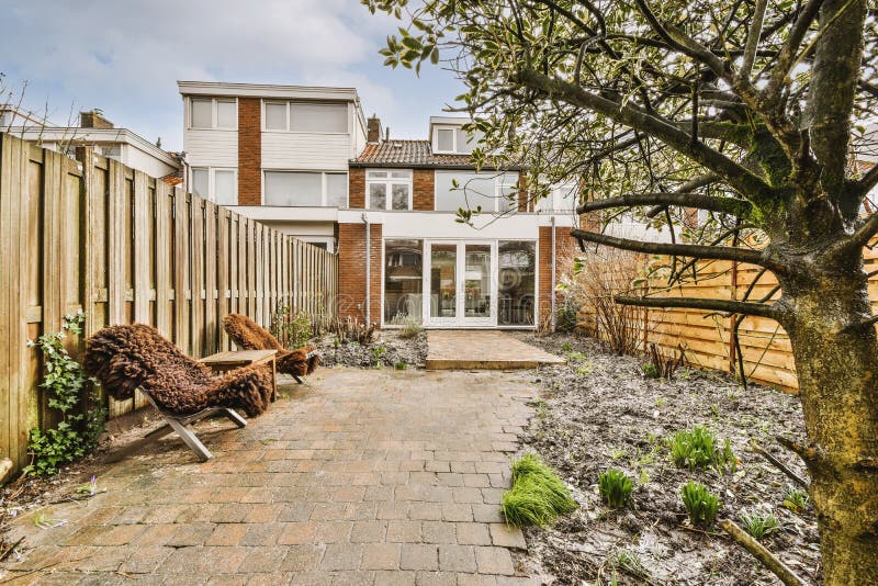 Beautiful veranda design stock photo. Image of estate - 248271430