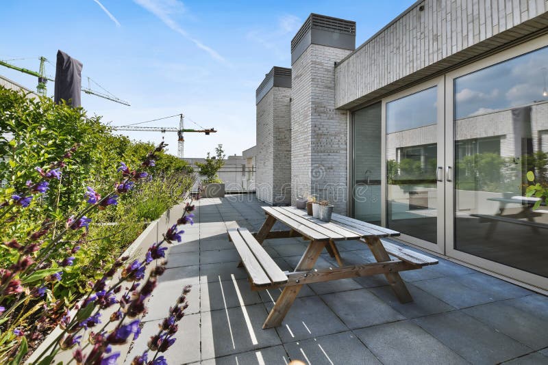 Beautiful veranda view stock image. Image of luxury - 233695301