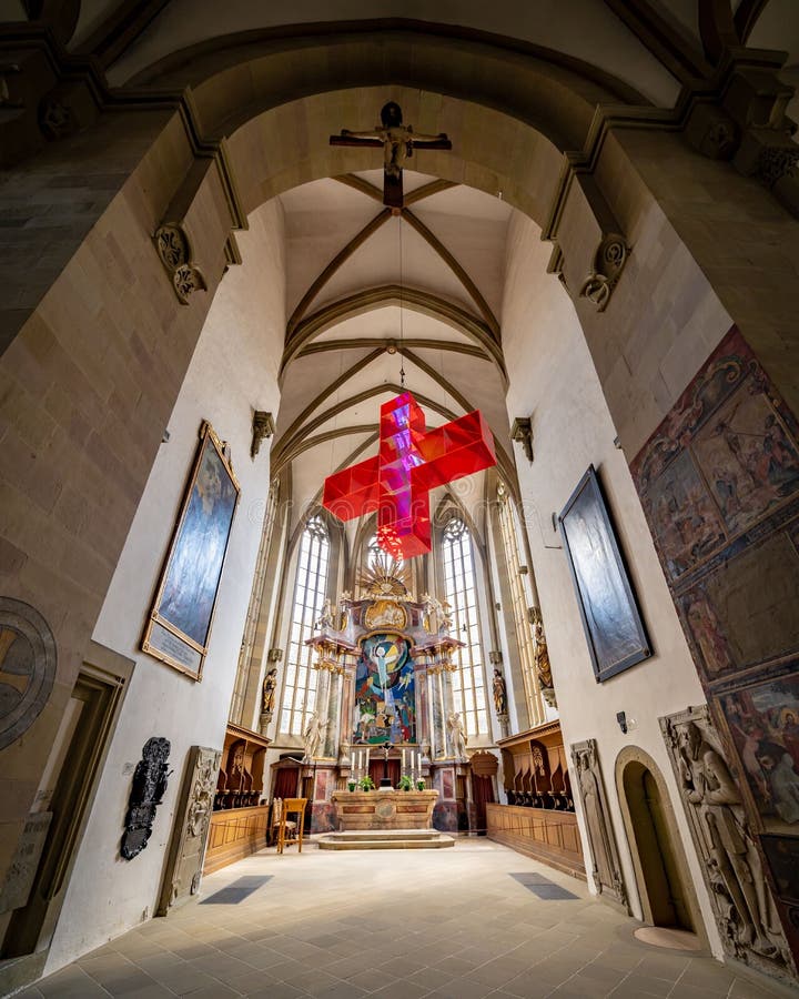 Beautiful Vertical Shot of a Cathedral Interior Editorial Image - Image ...