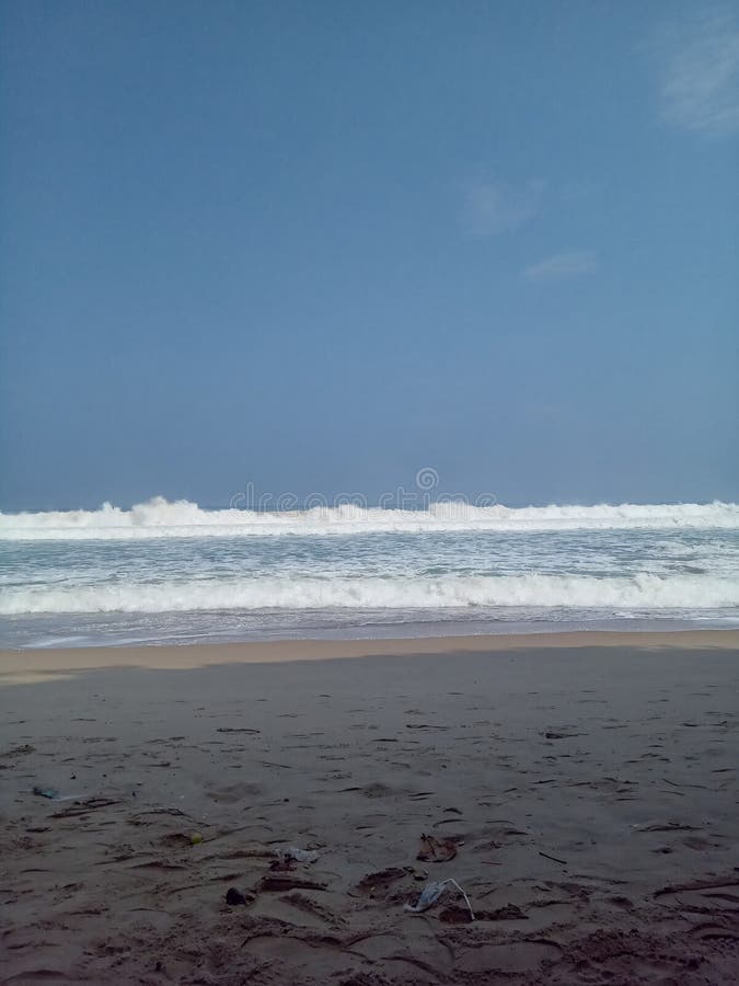 Beautiful and Very Big Waves Stock Photo - Image of coast, sunlight ...