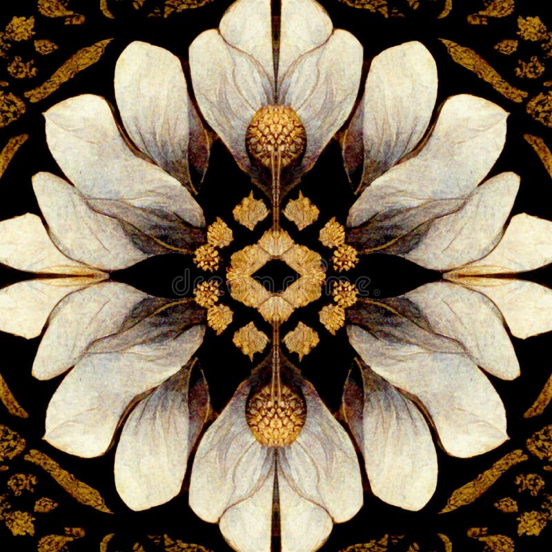 Beautiful Victorian Floral Seamless Pattern Stock Illustration ...