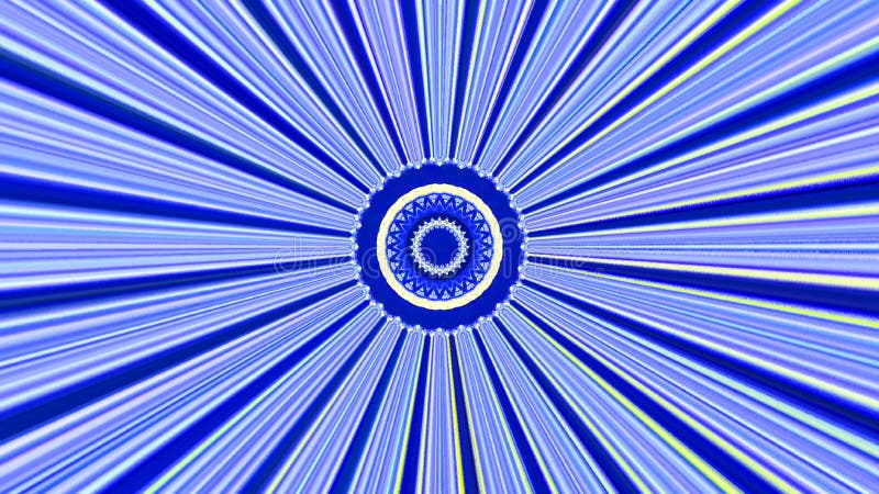 Seamless Circle 3D Lines in a Multicolor Texture. Fluid with Yellow ...