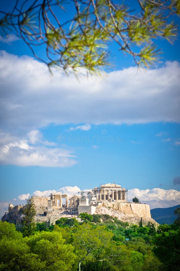 Ancient Acropolis, Athens, Greece Stock Image - Image of antique ...