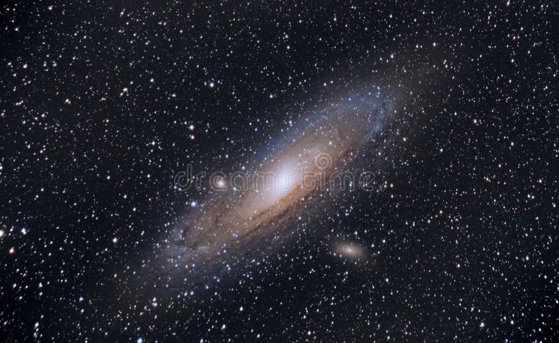 Beautiful View of Andromeda Galaxy Stock Photo - Image of starry ...