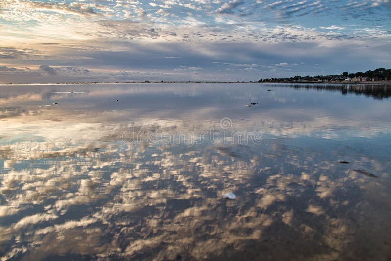 Beautiful View of Appley Beach in the Isle of Wight, England Stock ...
