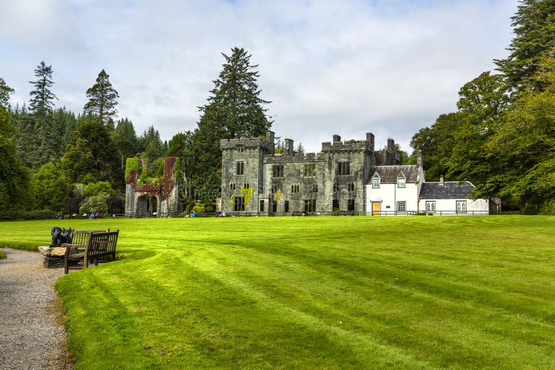 Beautiful View of Armadale Castle, in the Isle of Skye Stock Image ...