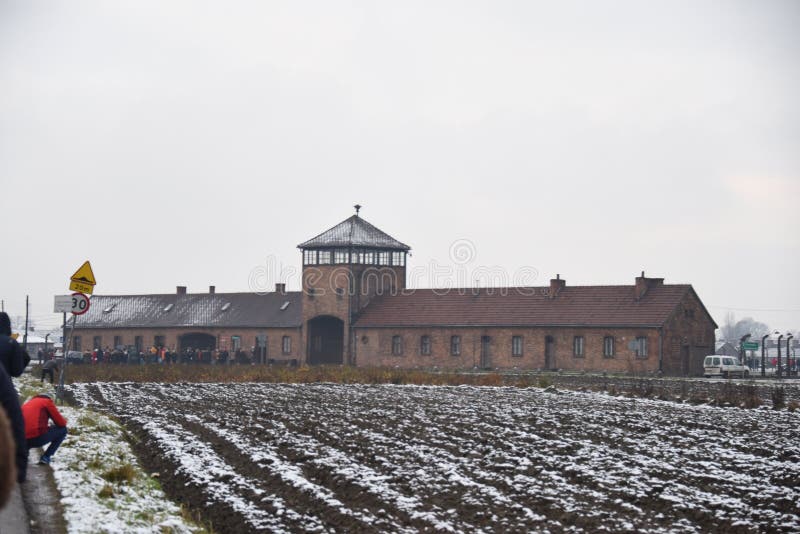 Beautiful View of the Auschwitz Concentration Camp Complex in Poland ...