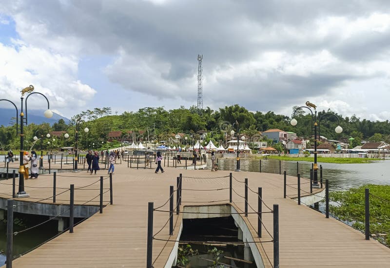 Beautiful View of Bagendit Lake in Garut, West Java, Indonesia ...