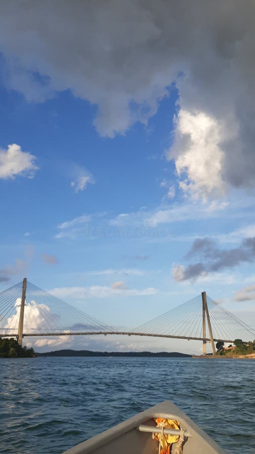 Barelang Bridge View, the Iconic of Batam Stock Image - Image of ...