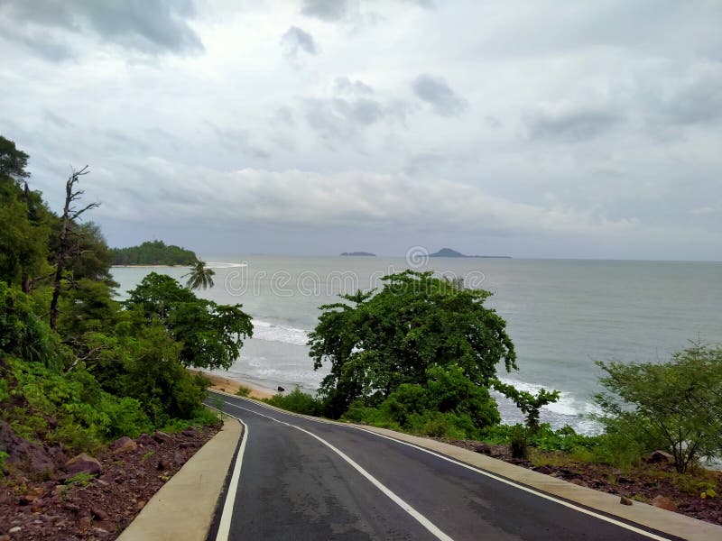 A Beautiful View on the Beach, this Photo is Suitable for Presentation ...