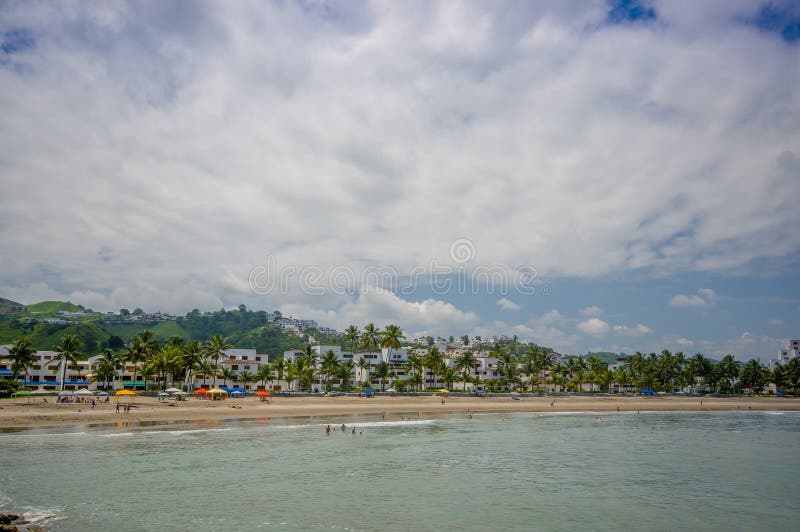 Beautiful View of the Beach with Sand, in a Beautiful Day in with Sunny ...