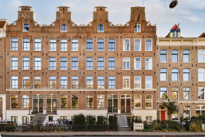 Beautiful View of Big Residential Building Editorial Image - Image of ...