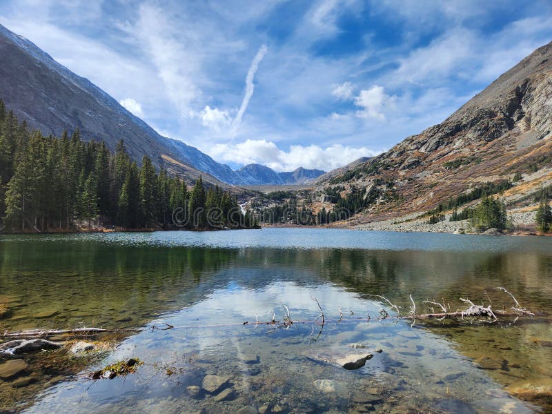 Beautiful View of the Blue Lakes of Colorado. Stock Photo - Image of ...