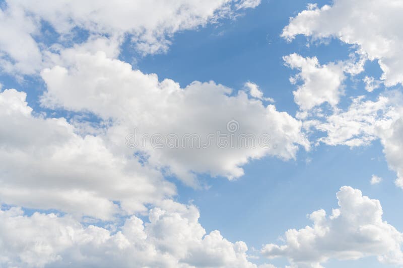 Beautiful View of Blue Sky with Clouds at Sunrise. Sky Clouds ...