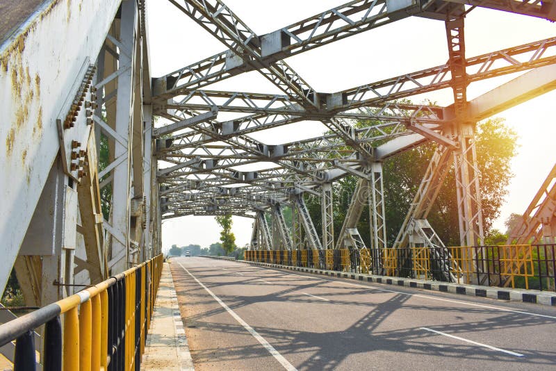 A Beautiful View of a Bridge on an Indian Highway Stock Photo - Image ...