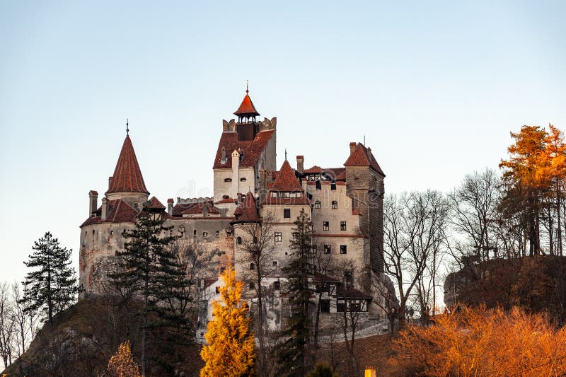 Beautiful View of the Castle in Bran, Romania Editorial Stock Photo ...