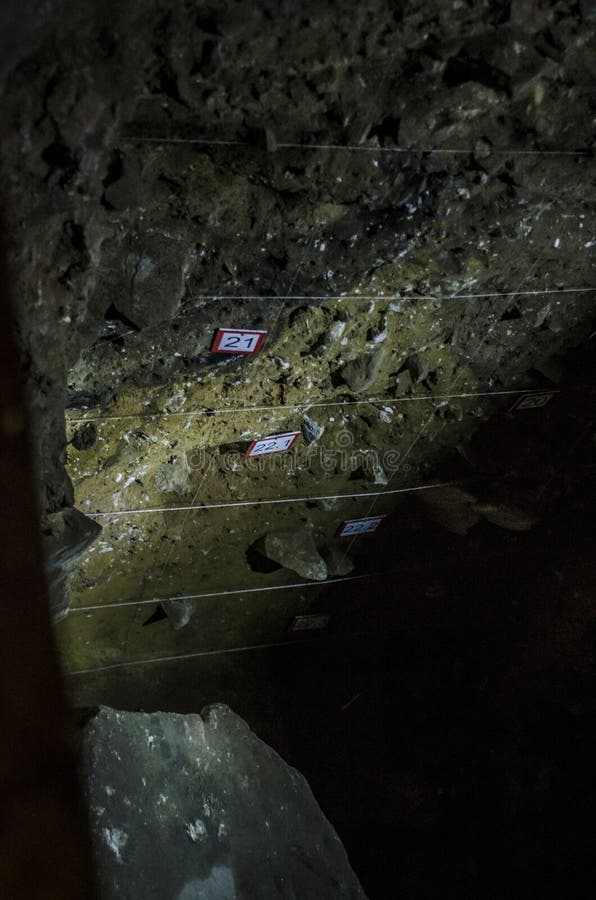 Beautiful view of the cave stock photo. Image of excavation - 176029716