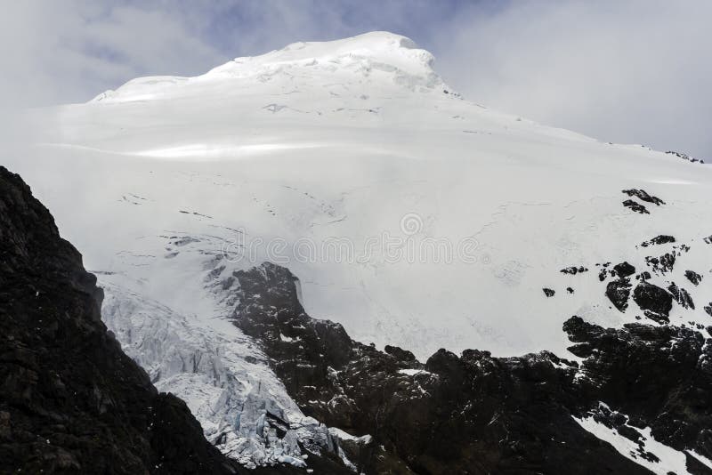 Beautiful View of Cayambe Volcano in Ecuador Stock Image - Image of ...