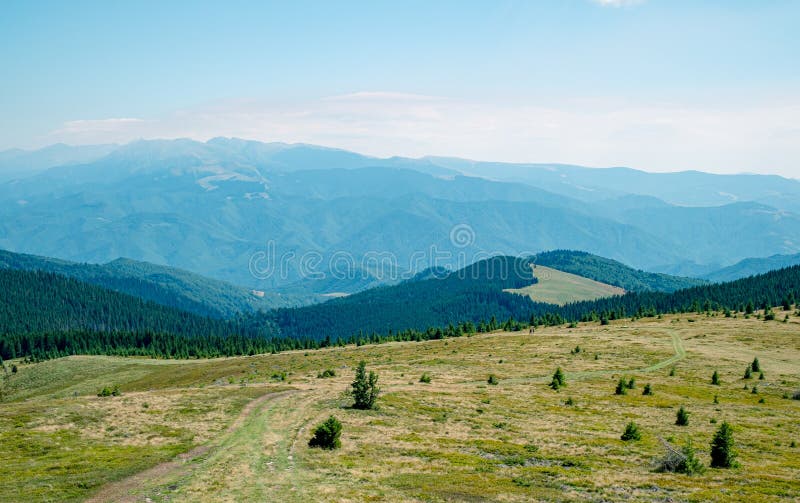 Beautiful View from Cindrel Mountains Stock Photo - Image of alpine ...