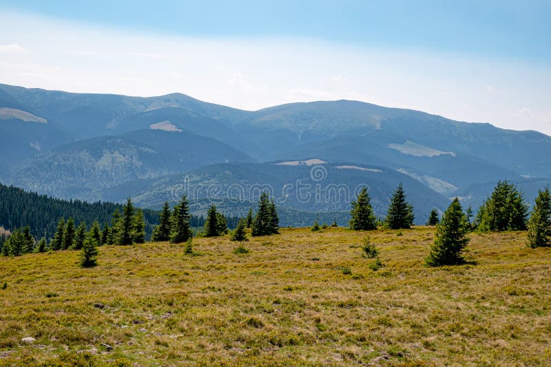 Beautiful View from Cindrel Mountains Stock Image - Image of panoramic ...