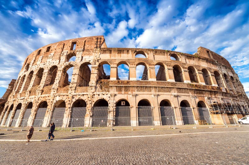 Beautiful View of Colosseum in Rome Editorial Photo - Image of italy ...