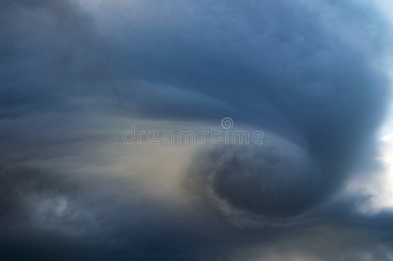 Beautiful View of the Cyclone with a Spiral Stock Photo - Image of view ...