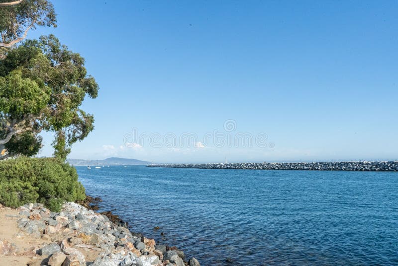 Beautiful View of the Dana Point Bay in California Stock Photo - Image ...