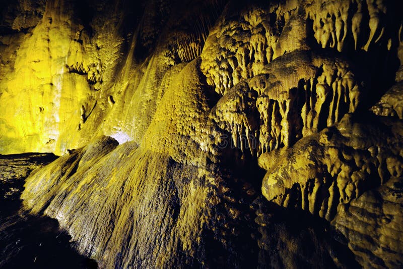 Beautiful View of Dim Magarasi Cave in Turkey Stock Image - Image of ...