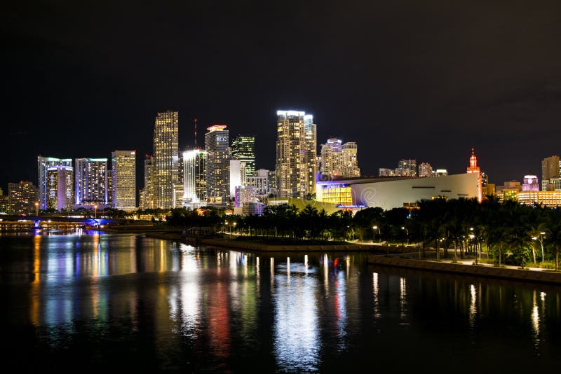 Beautiful View of Downtown Miami II Editorial Photography - Image of ...