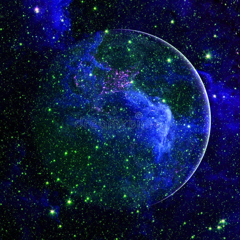 Beautiful View of Earth from Space. Elements of this Image Furnished by ...