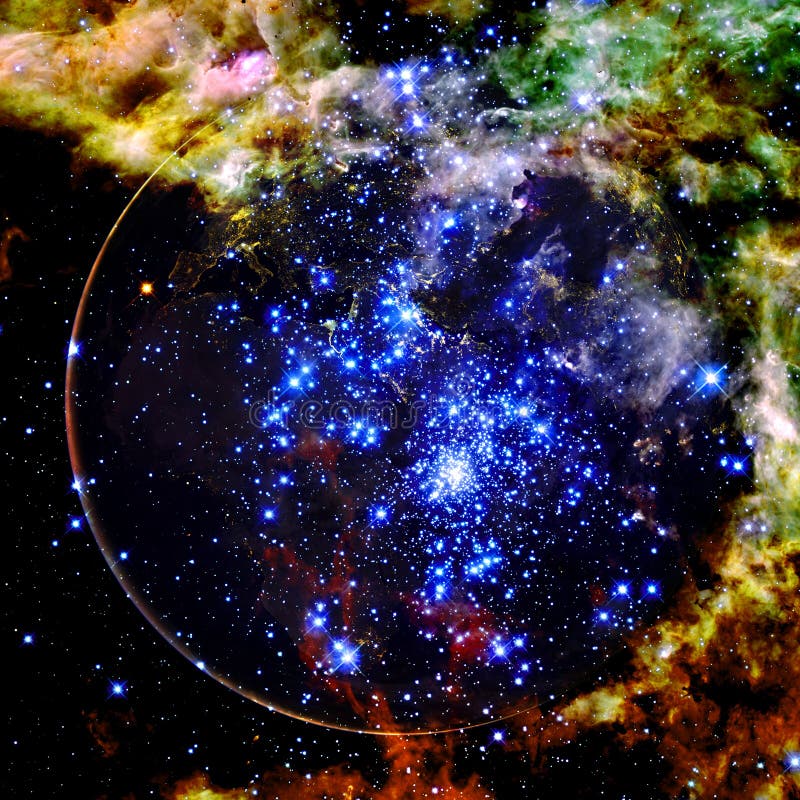 Beautiful View of Earth from Space. Elements of this Image Furnished by ...