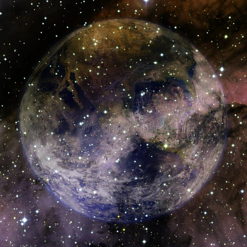 Beautiful View of Earth from Space. Elements of this Image Furnished by ...