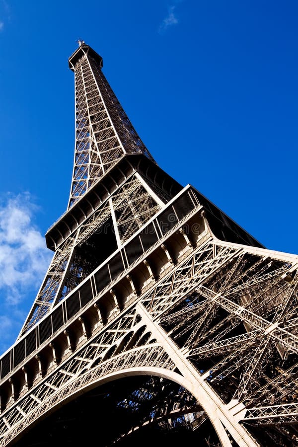 Beautiful View Of The Eiffel Tower In Paris Stock Image - Image of iron ...