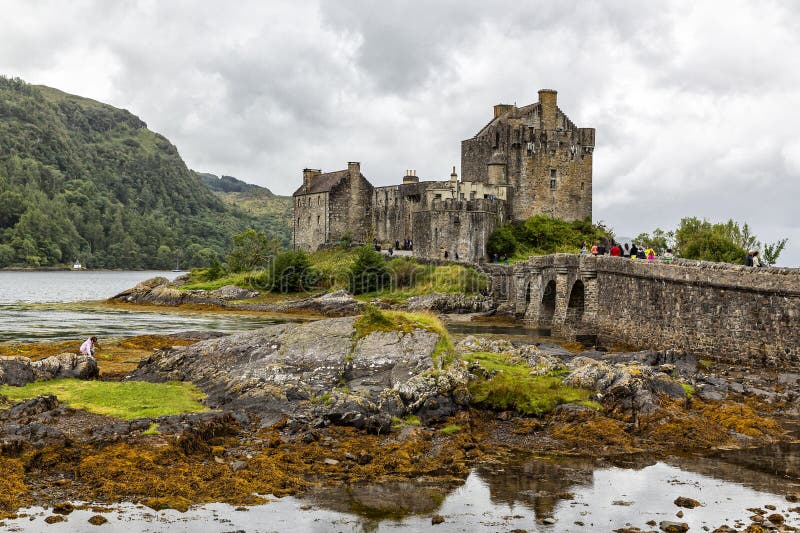 Beautiful View of Eilean Donan Castle Stock Photo - Image of duich ...