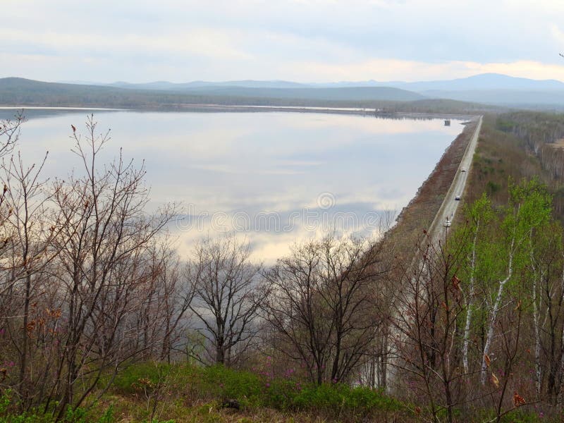 Beautiful View of the Far Eastern Nature, Forest and Sky. Stock Photo ...