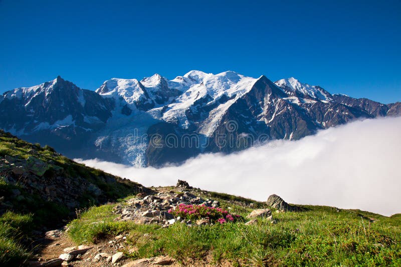 A Beautiful View of the French Alps Stock Image - Image of nature ...
