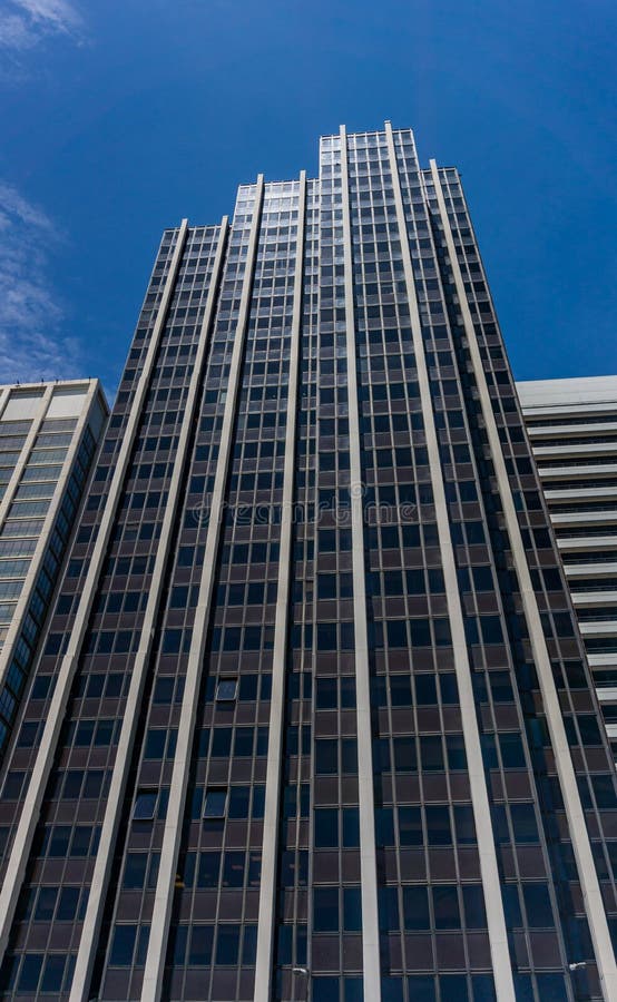 Beautiful View of a Front Facade of a High and Modern Building ...